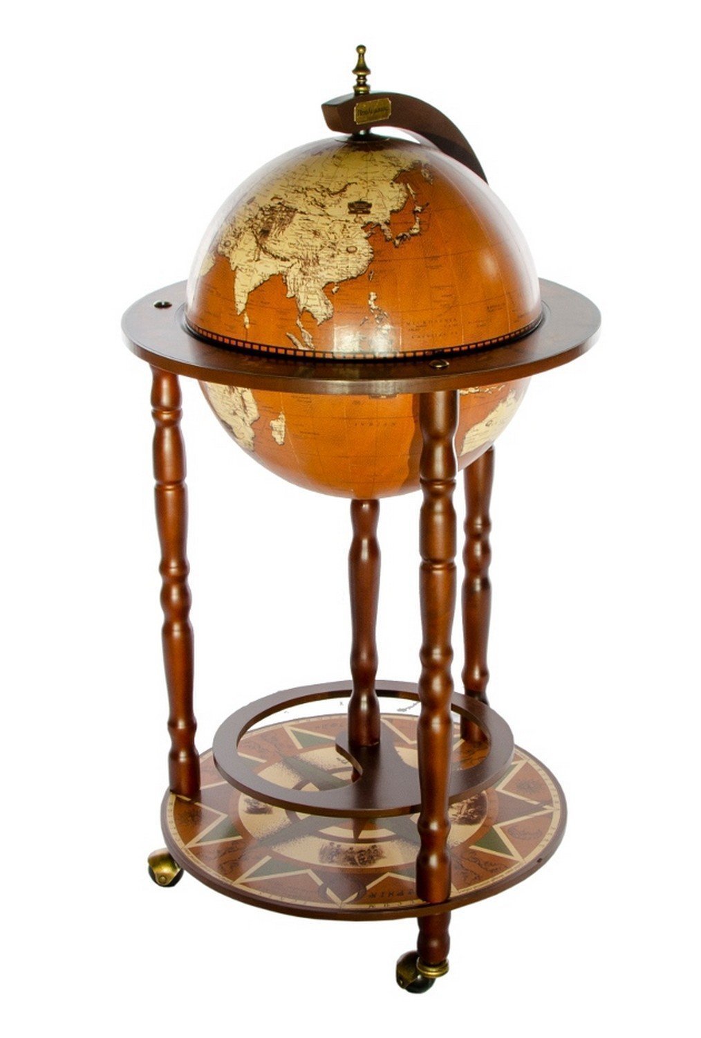 Глобус-бар напольный Ptolemaeus d=33 см, 44х88 см