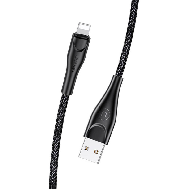 Кабель Usams SJ397 USB - Lightning (3 м) черный (SJ397USB01)