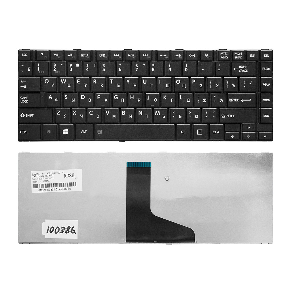 Клавиатура TopON для ноутбука Toshiba Satellite L800, L830, L805, C800, M800, M805 Series