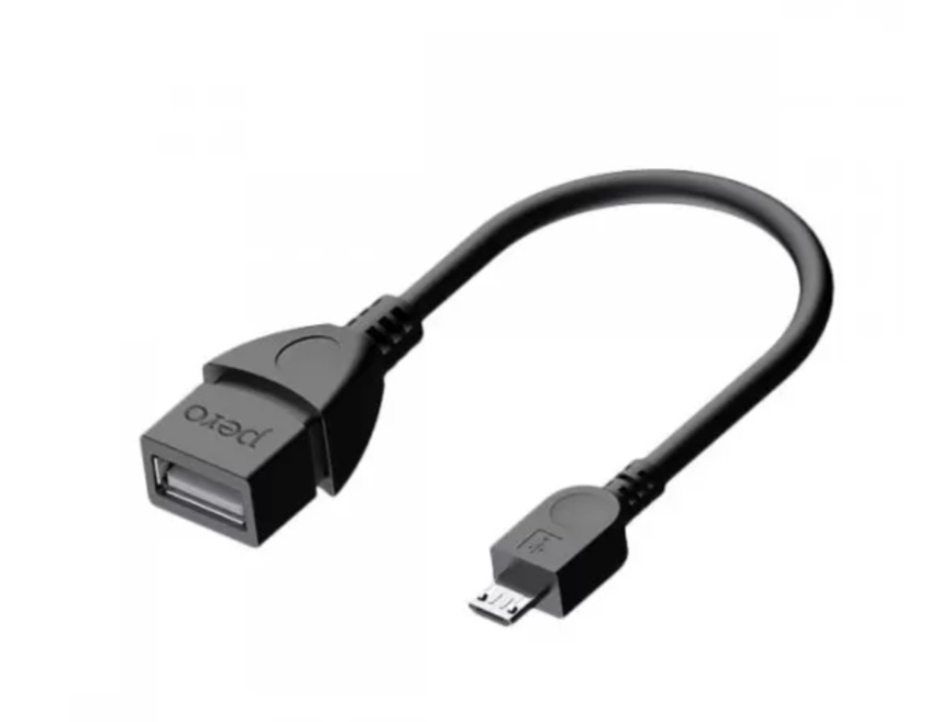 Переходник Pero AD03 OTG MICRO USB CABLE TO USB (PRAD03MUBK)