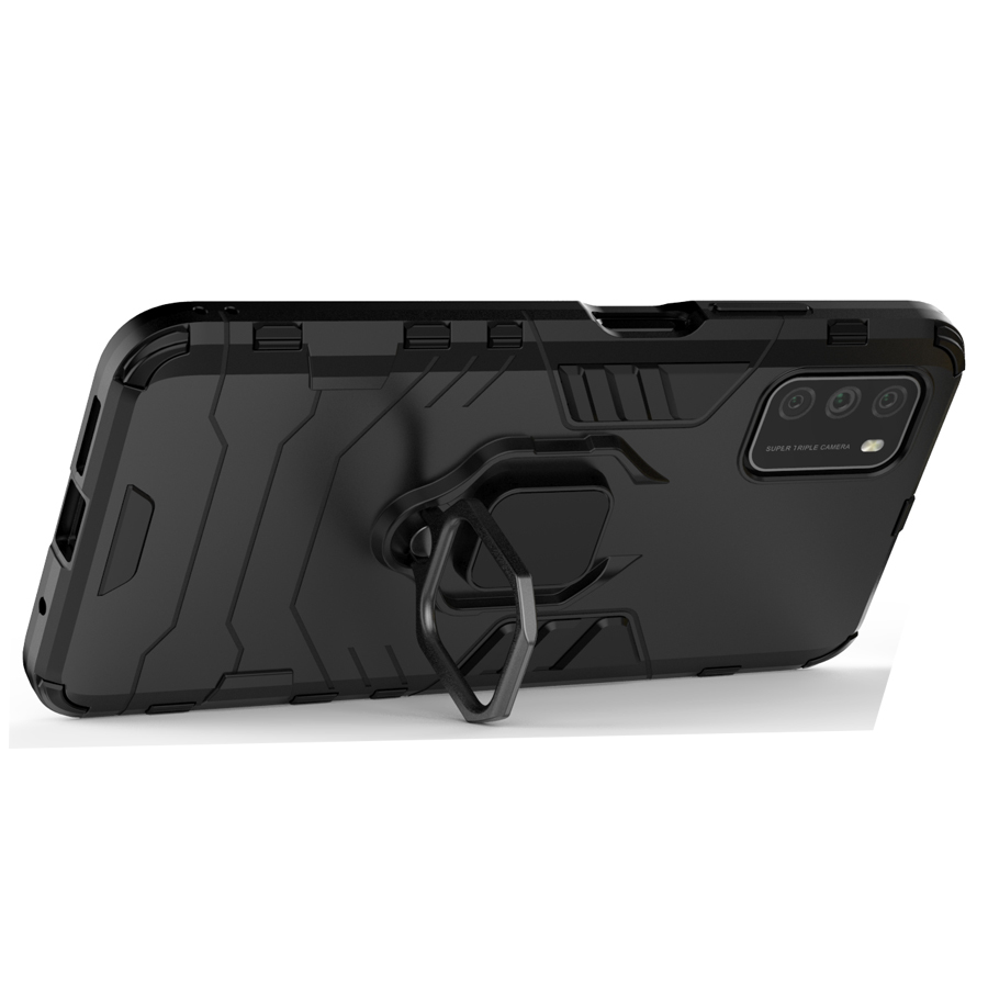 Противоударный чехол с кольцом Panther Case для Xiaomi POCO M3 (417092014)
