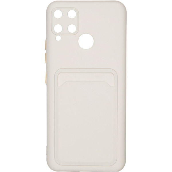 Чехол Carmega CAR-SC-RLMC15CSWH для Realme C15 Card White