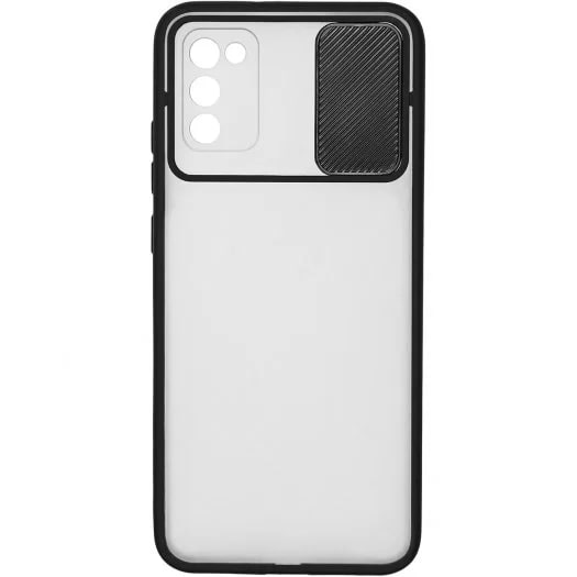Чехол Carmega для Samsung Galaxy A02S Camera black (CAR-SC-SMGA02SCMBK)