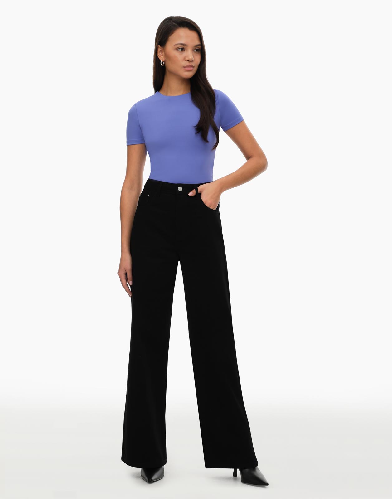 Брюки женские Gloria Jeans GJN028219 черные 42/164