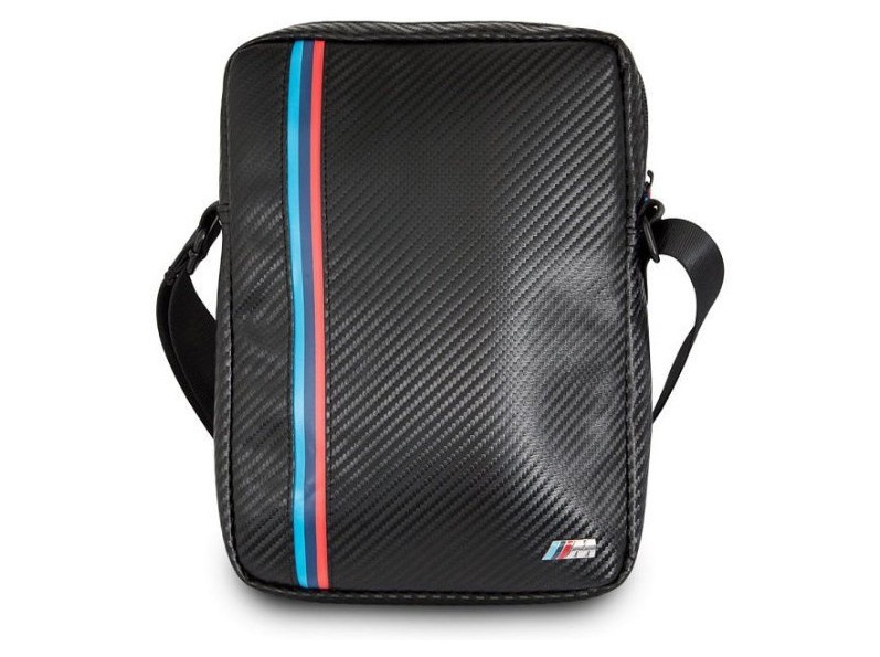 Чехол BMW M-Collection Bag PU Carbon для планшетов 8", Черный/Триколор