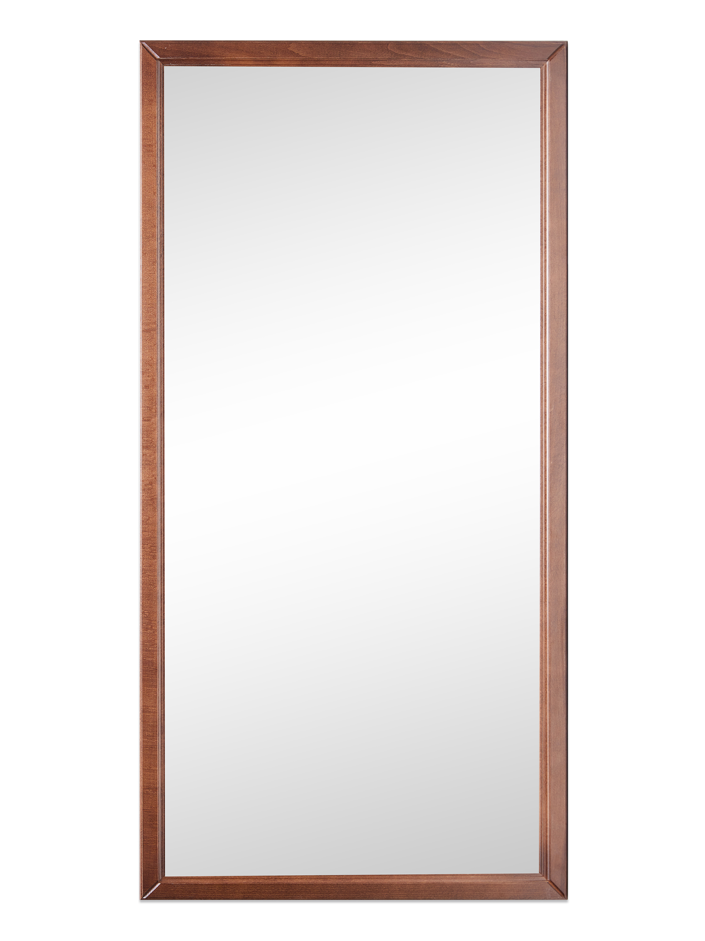 Зеркало настенное Мебелик Ника средне- коричневый 119,5 см x 60 см