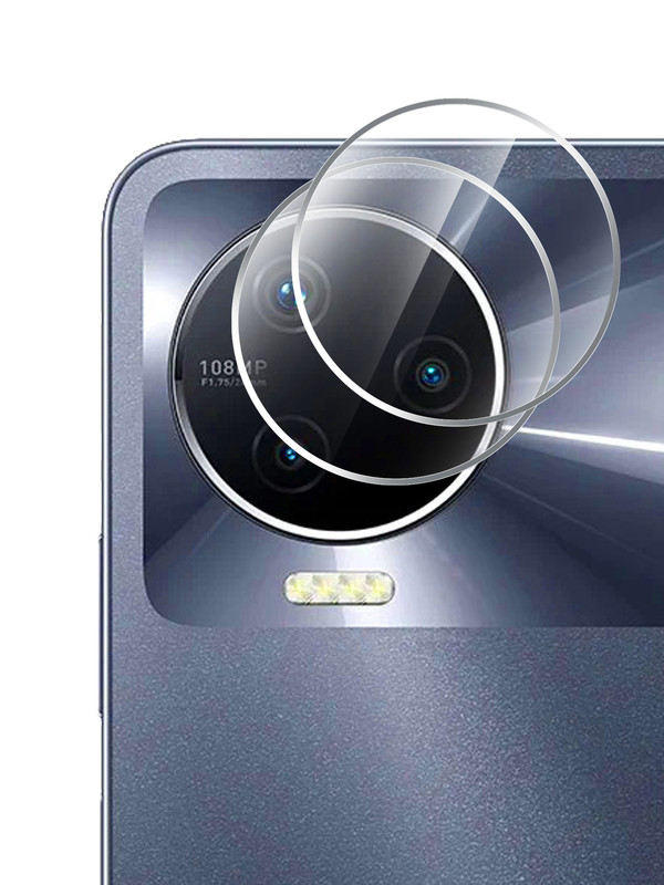 Гибридное Защитное стекло Brozo на камеру Infinix Note 12 (2023)