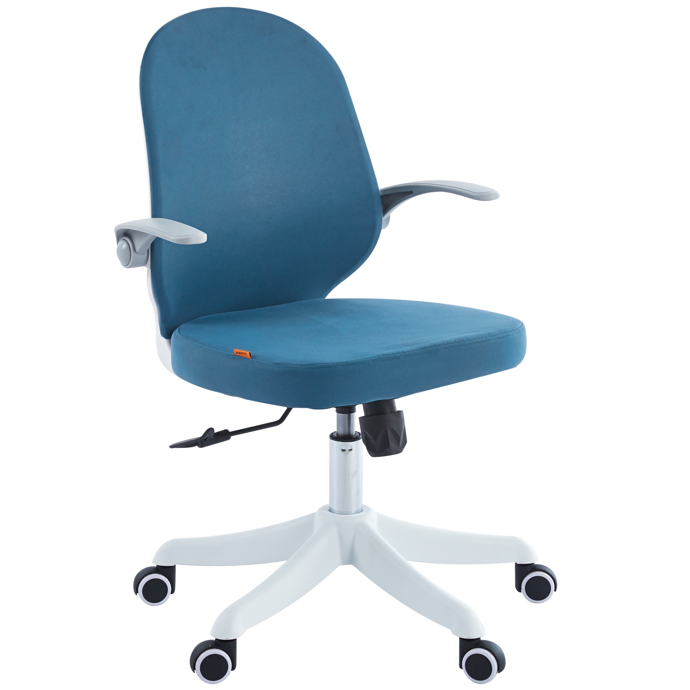 Компьютерное кресло Chairman CH 107 голубой с откидными подлокотниками