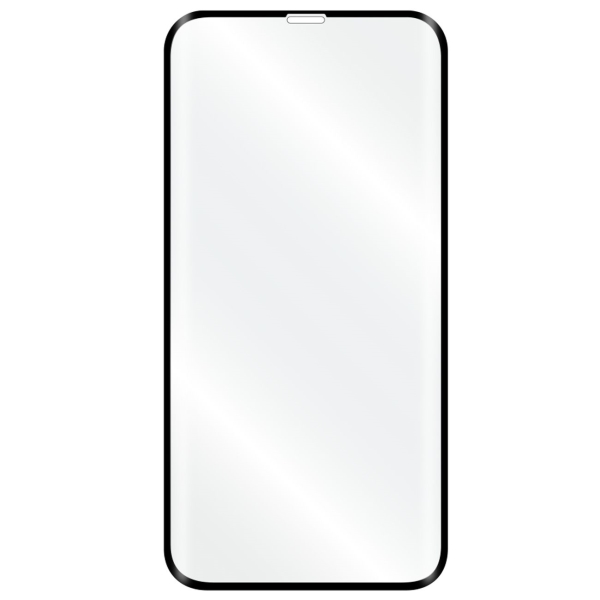 Защитное стекло для смартфона LuxCase iPhone X/XS, Clear, 0,33 мм, черная рамка (77814)