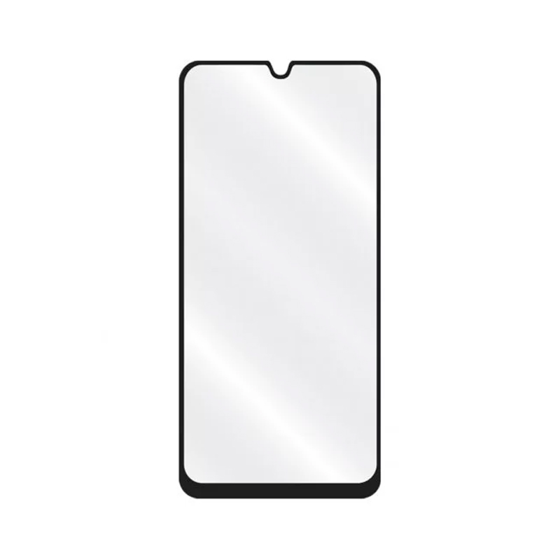 Защитное стекло LuxCase Galaxy A32, прозрачное, 0,33 мм, черная рамка (78425)