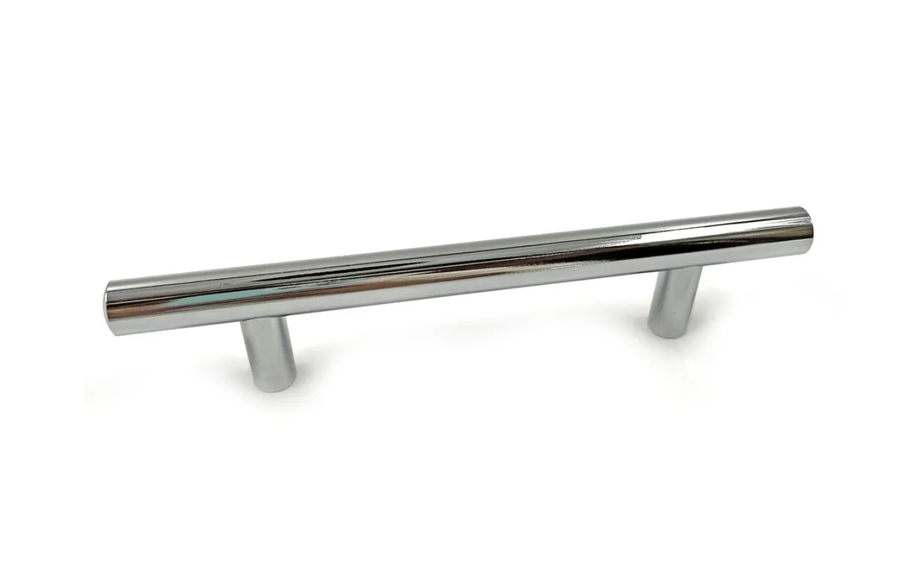 Мебельная ручка-рейлинг 192/272, металл, хром 2 шт