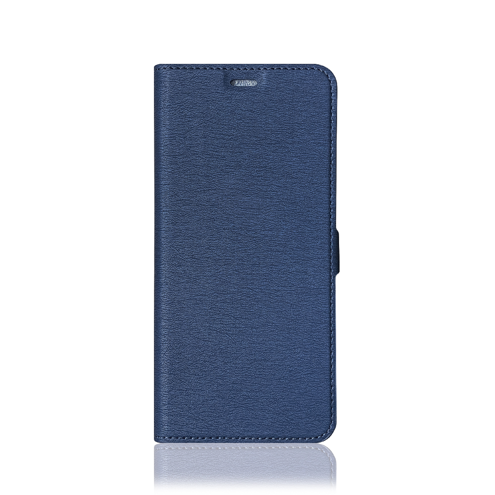 Чехол DF для Samsung Galaxy A72 (4G/5G), синий с флипом