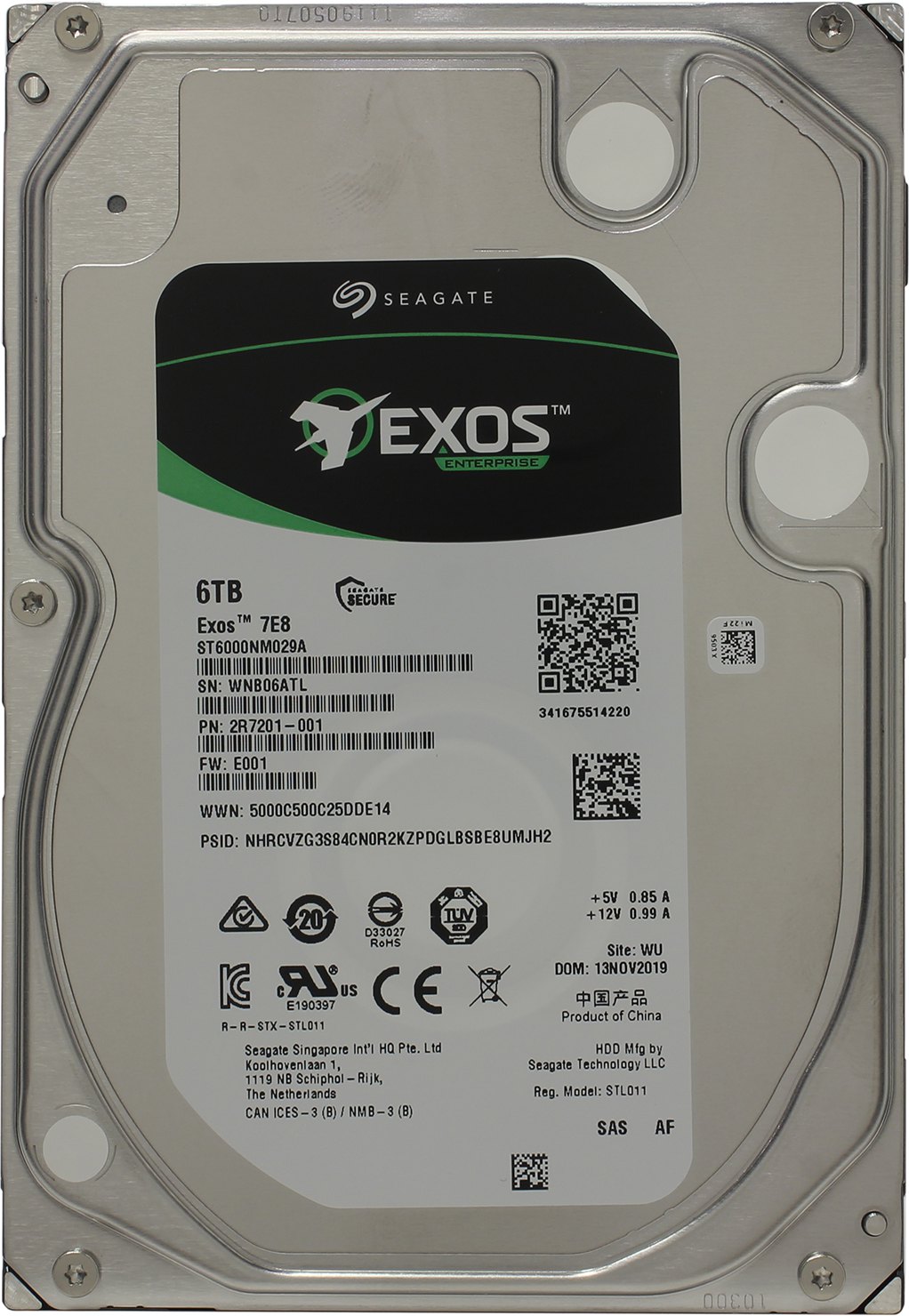 Жесткий диск Seagate Exos 6ТБ (ST6000NM029A)