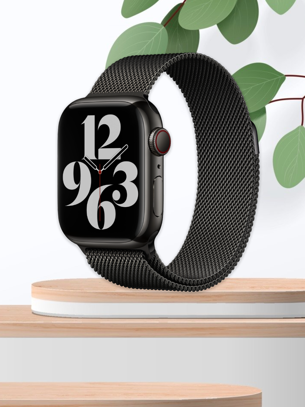 Ремешок для Apple Watch MUTURAL LIUJING SERIES 42/44/45/49 mm миланская петля Черный BLACK