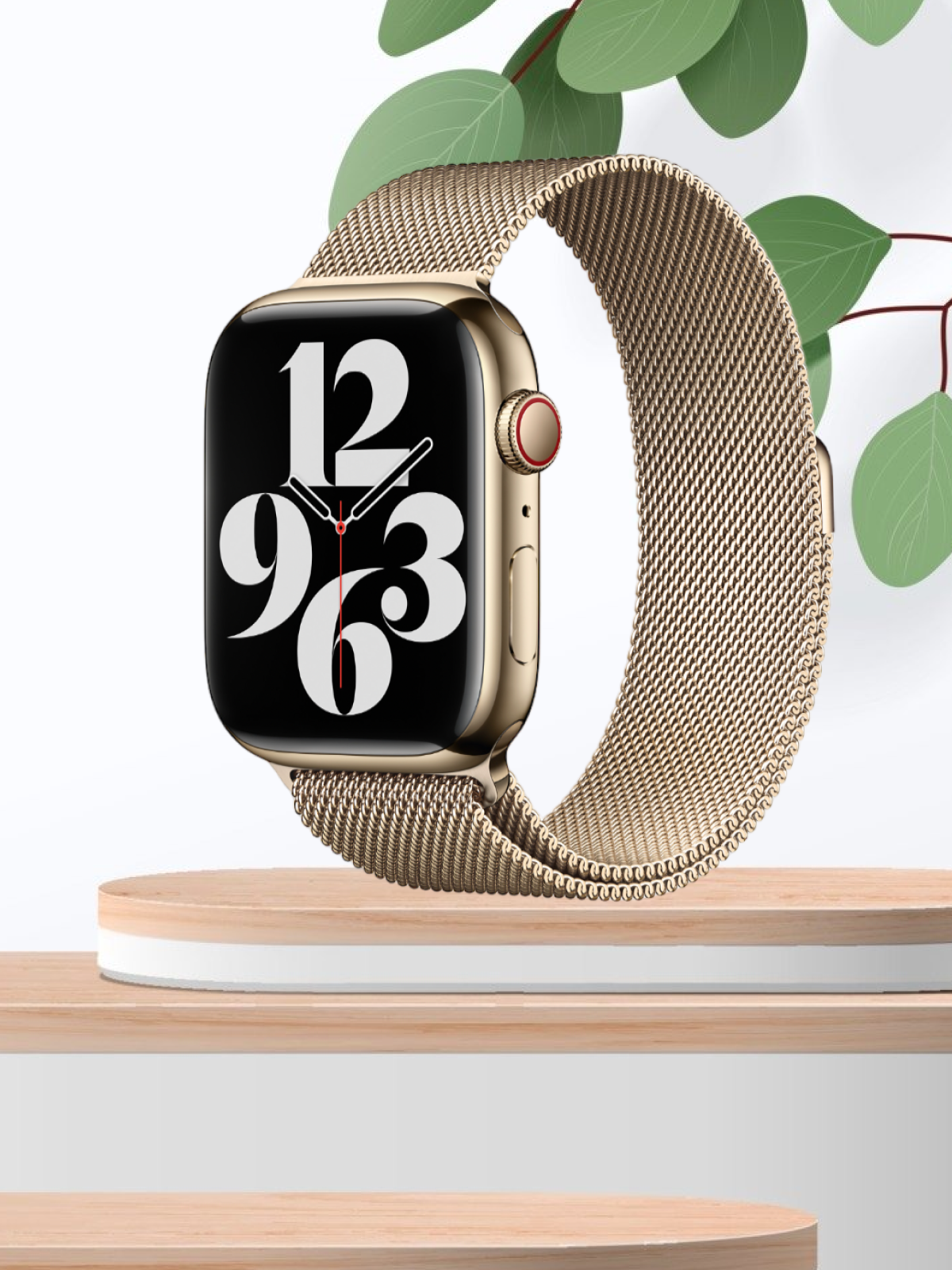 Ремешок для Apple Watch MUTURAL LIUJING SERIES 42/44/45/49mm миланская петля золото GOLDEN