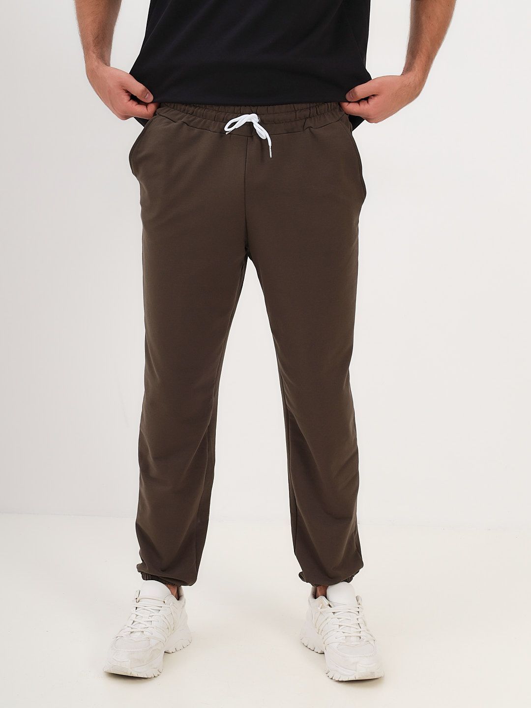 Спортивные брюки мужские MOM №1 MOM-88-3170 коричневые 52
