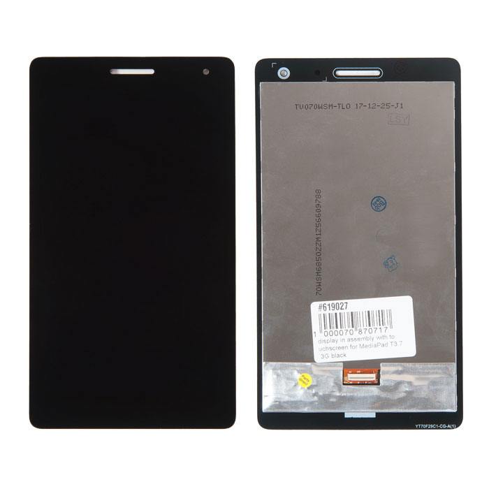 Дисплей в сборе с тачскрином для Huawei MediaPad T3 7 3G, черный