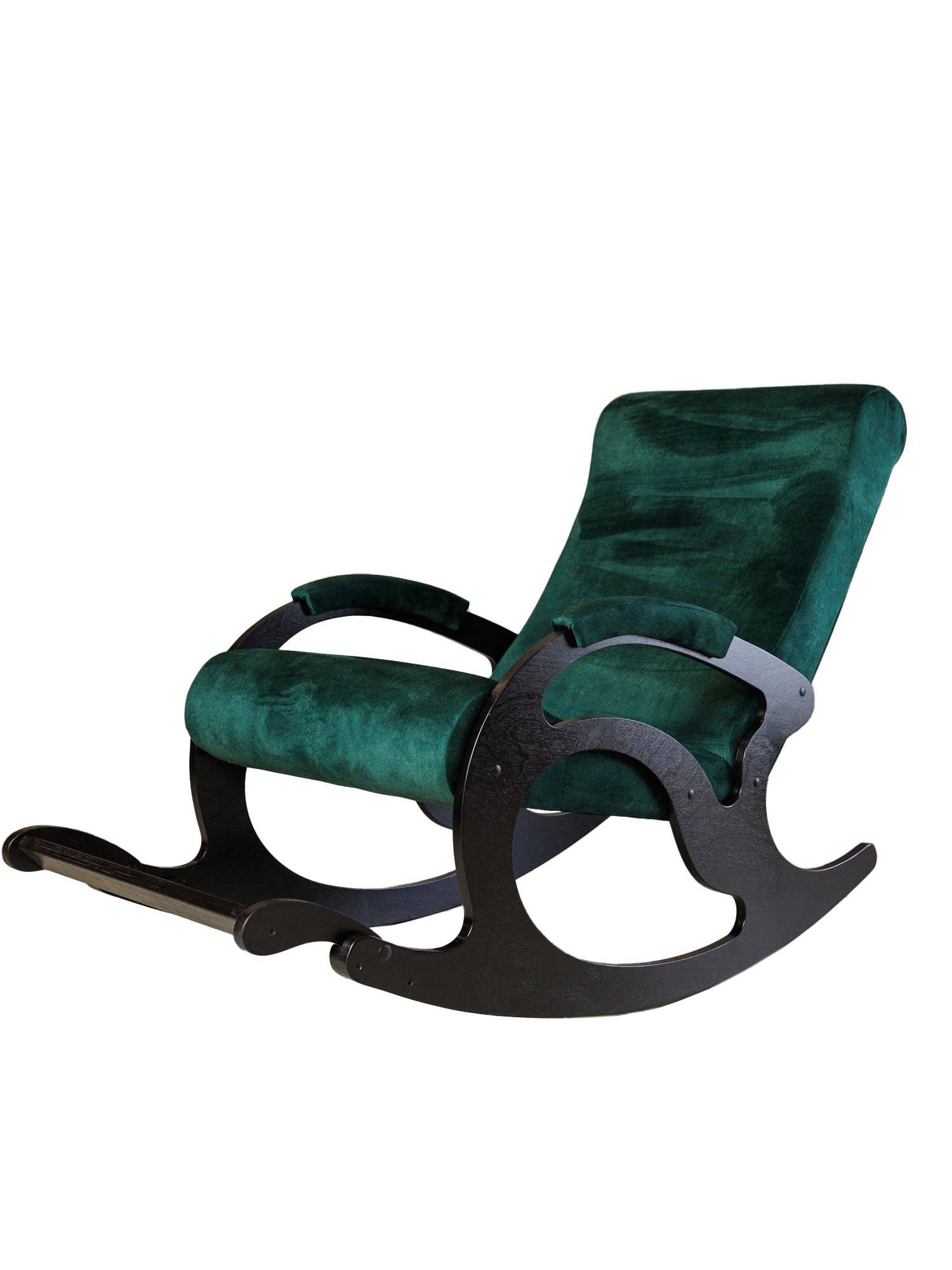 Кресло-качалка Квинта Ларгус зеленое с подножкой