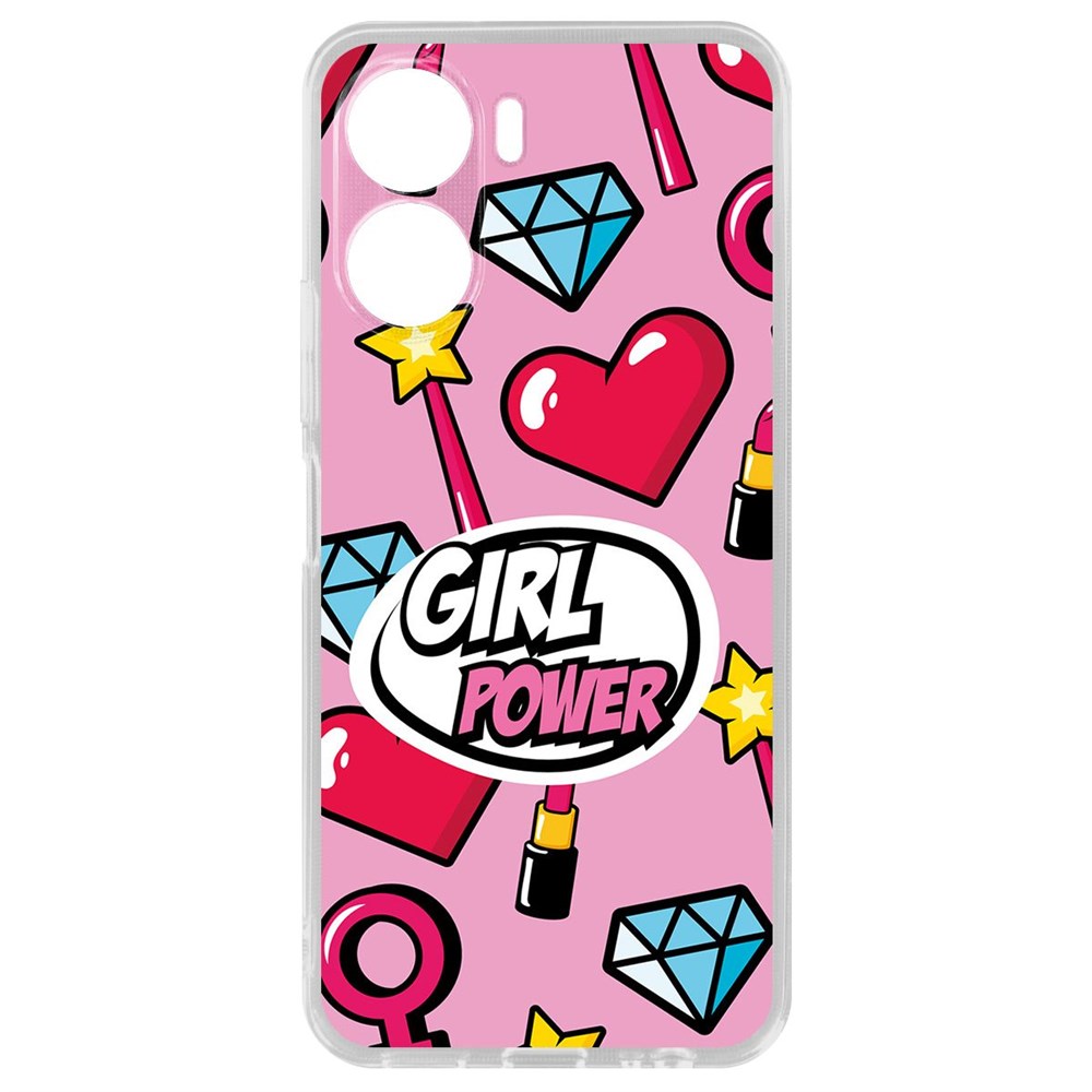 Чехол-накладка Кейс Girl Power для Vivo Y16