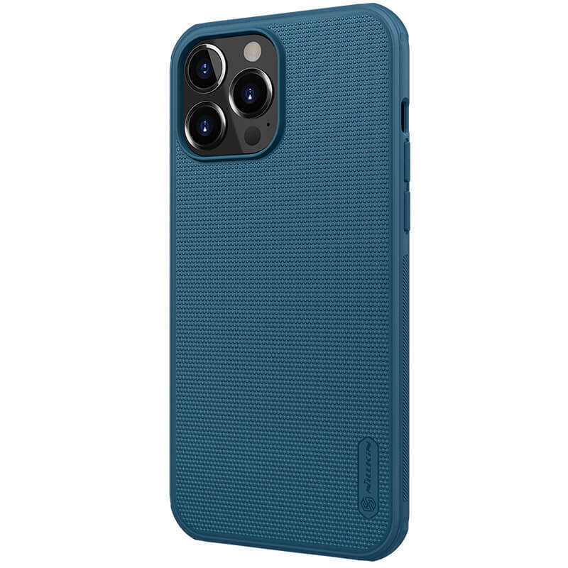 Чехол Nillkin Super Frosted Shield Pro Magnetic Matte для iPhone 13 Pro (синий)