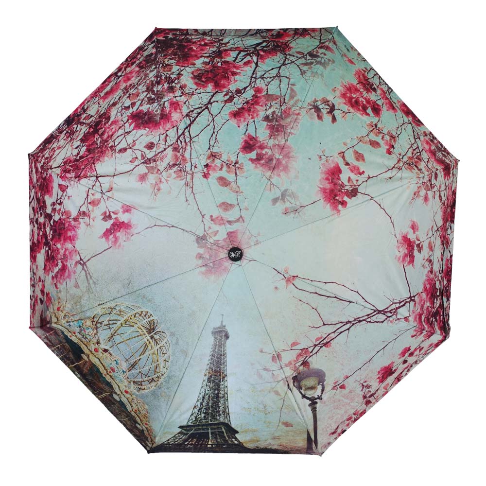 Зонт складной женский автоматический Wrapper Rain WR05390899 бирюзовый
