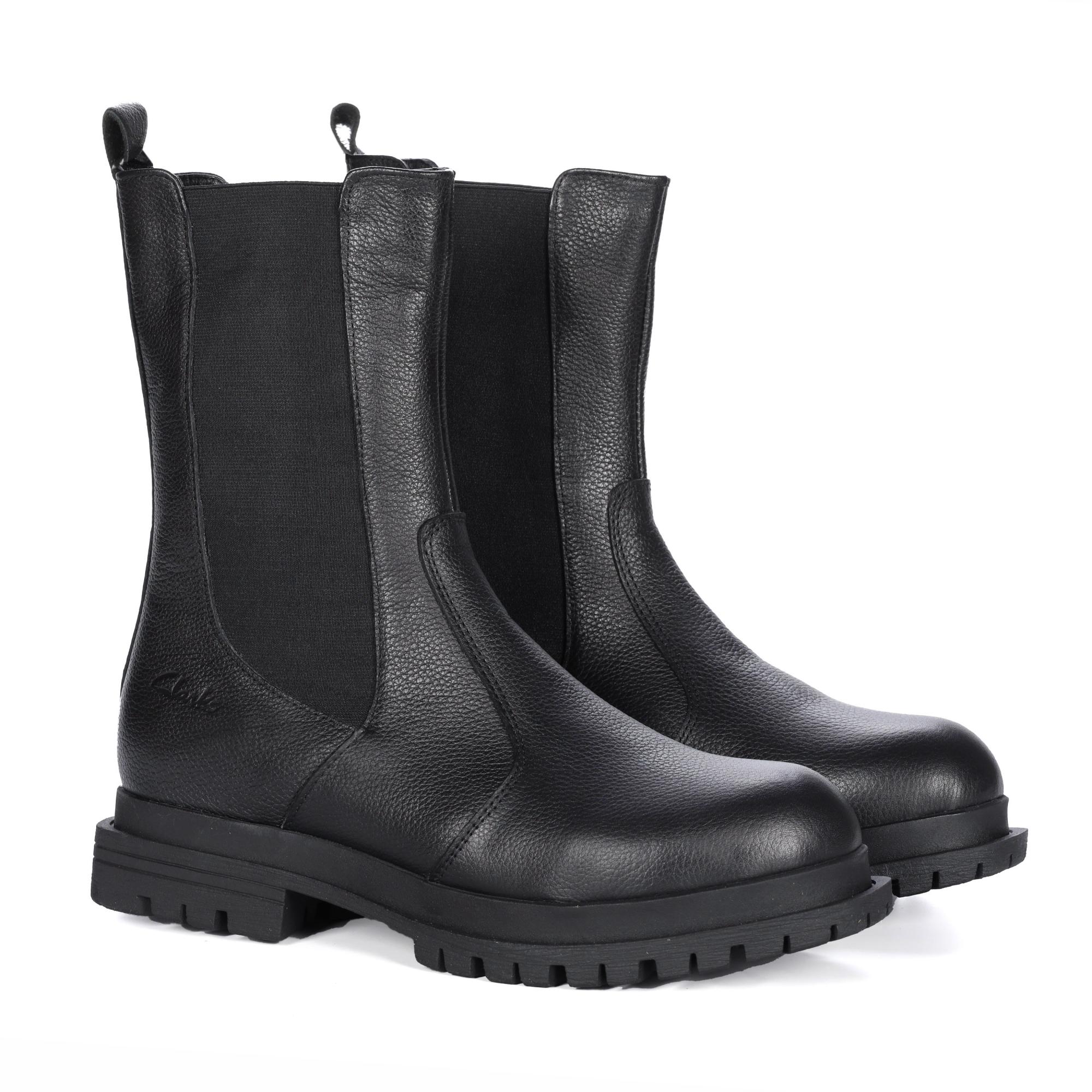 Ботинки женские Clarks 3720 черные 38 EU