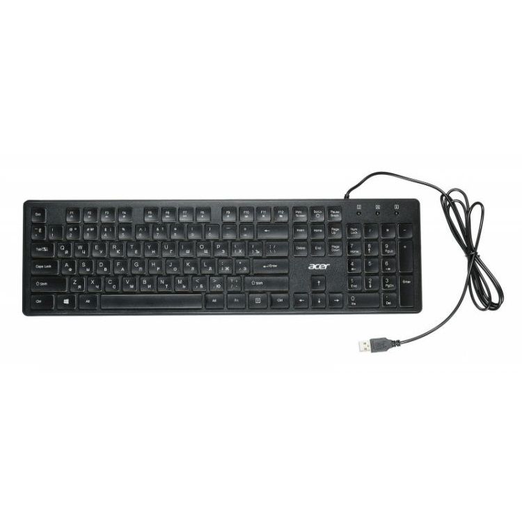 Проводная клавиатура Acer OKW020 Black (ZL.KBDEE.001)