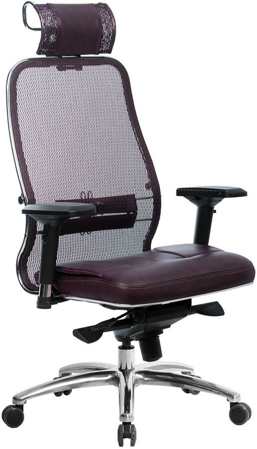 Кресло руководителя Метта Array SL-3.04 темно-бордовая