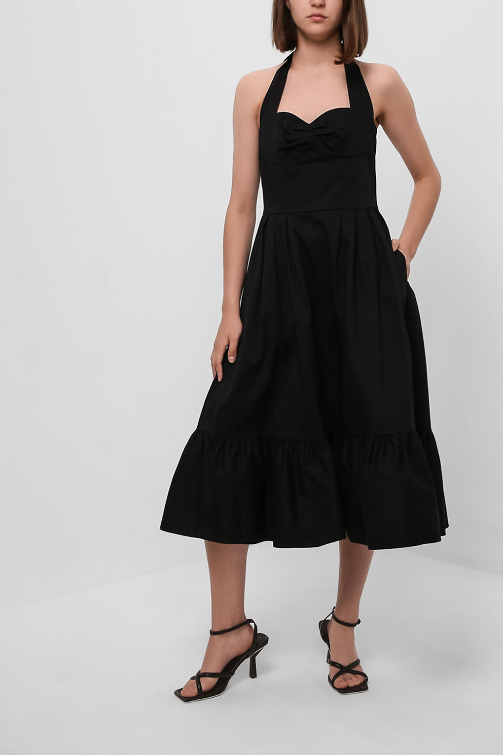 Платье женское PAOLA RAY PR120-3074-04 черное L