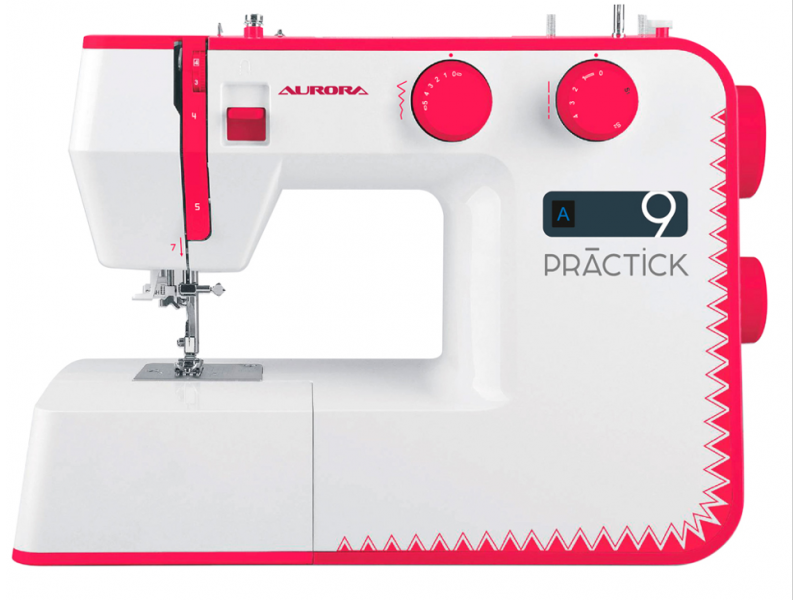 Швейная машина Aurora PRACTICK 9 красная