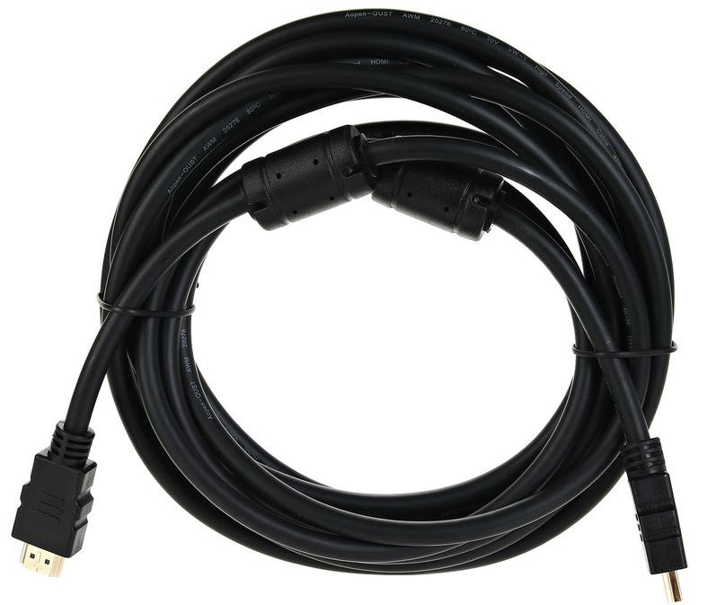 Кабель Aopen HDMI - HDMI, 5м Black (ACG711D)