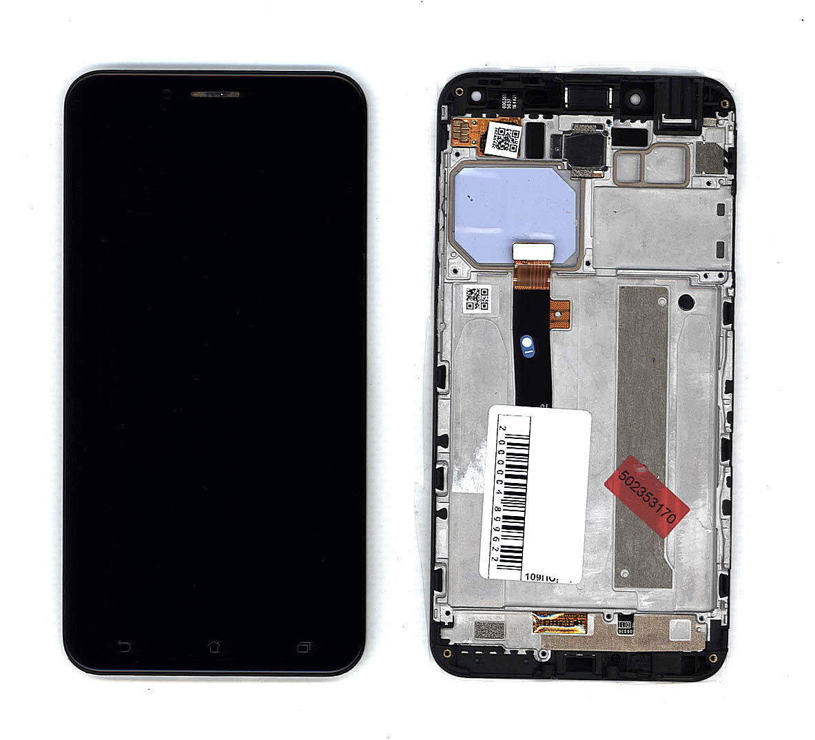 Модуль (матрица + тачскрин) для Asus ZenFone 3 Max ZC553KL черный с рамкой уценка Б/У