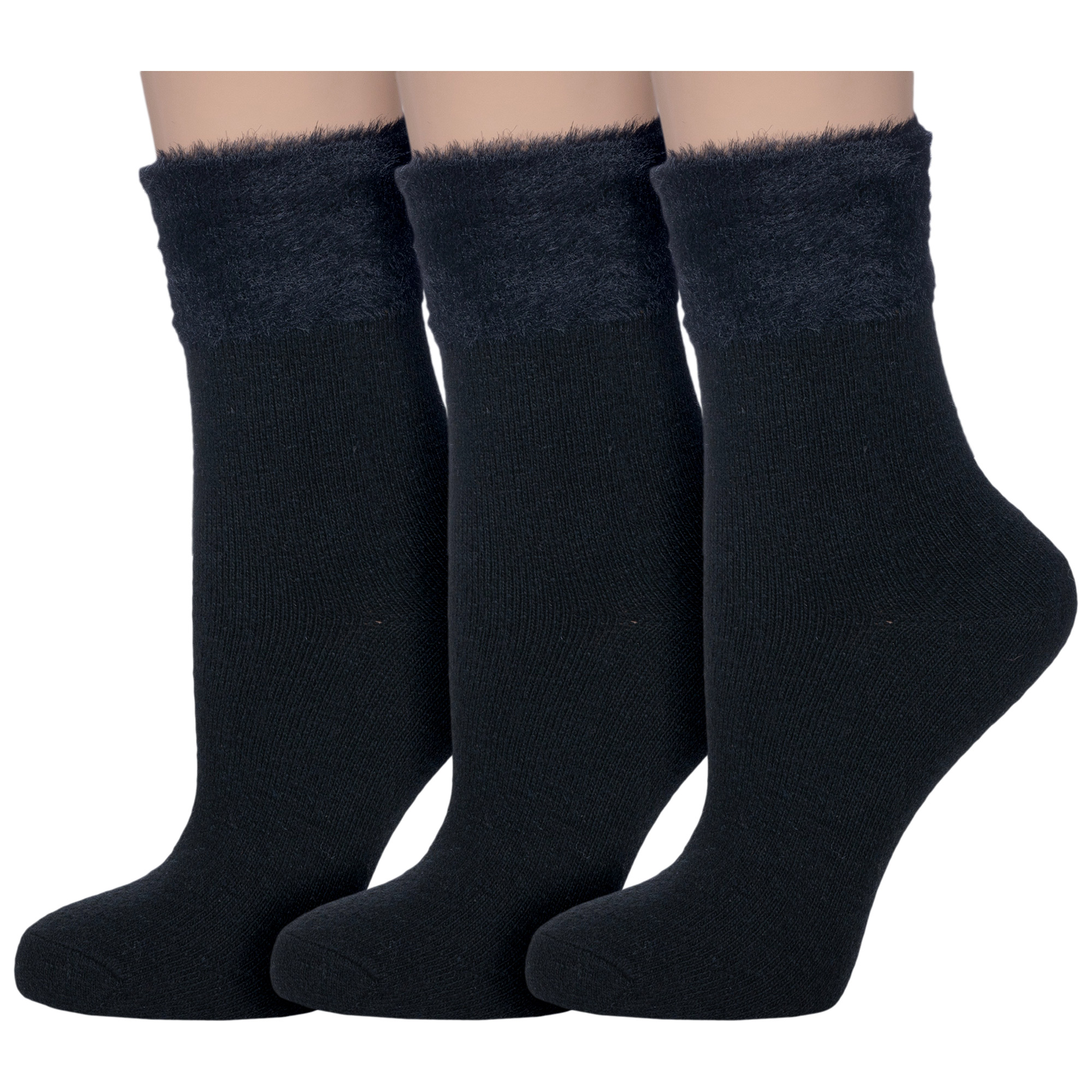 Комплект носков женских Hobby Line 3-7805-1 черных 36-40