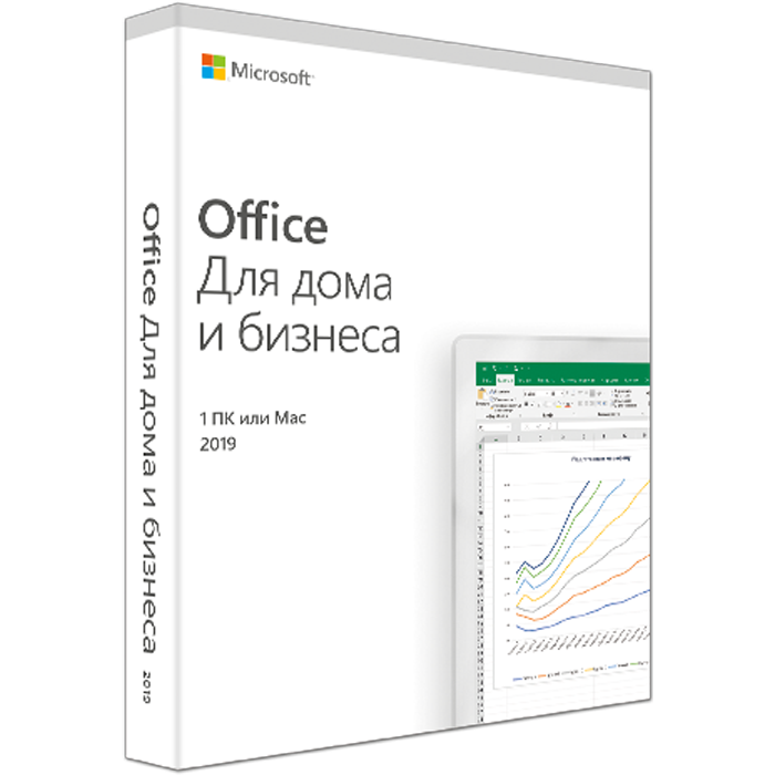 Microsoft Office Home and Business 2019 Russian Russia Only Medialess P6 (T5D-03361)