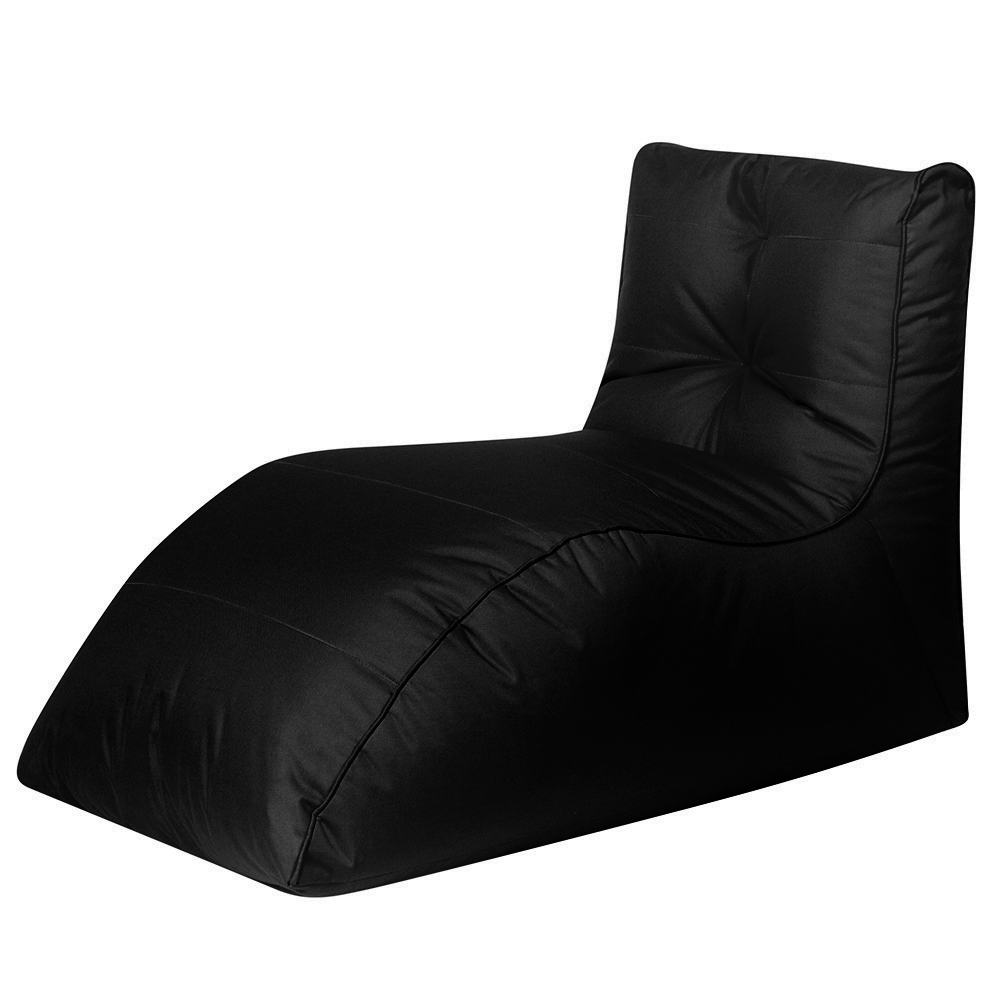 Бескаркасный модульный диван DreamBag Шезлонг one size, оксфорд, Черный