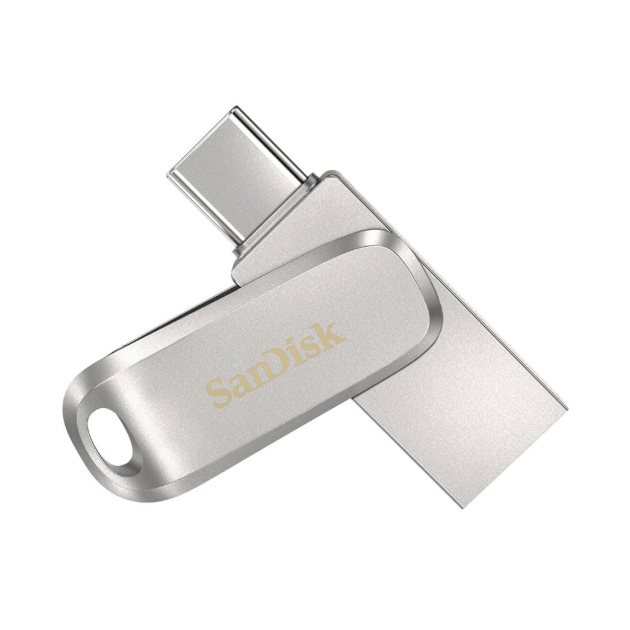 Флешка SanDisk Ultra Dual Drive Luxe 32ГБ Silver (SDDDC4-032G-G46)