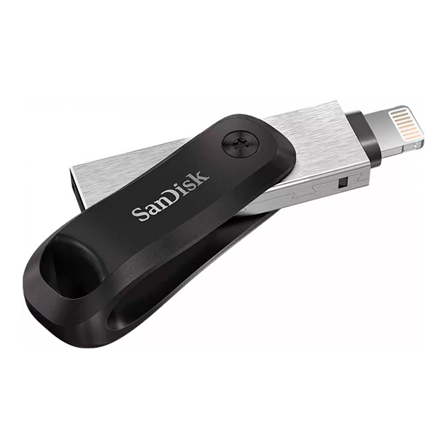Флешка SanDisk iXpand GO 64ГБ Silver/Black (SDIX60N-064G-GN6NN)