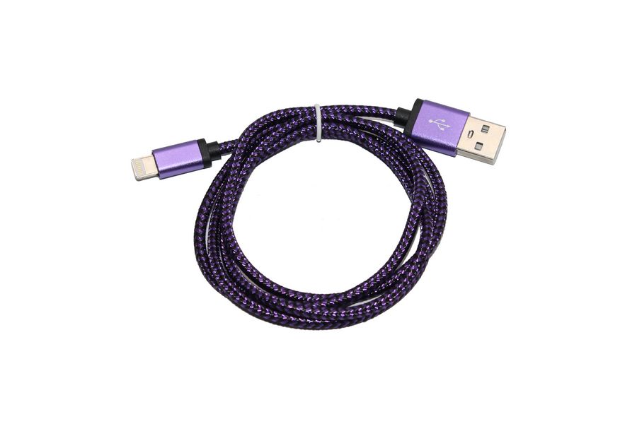 Дата-кабель Radiosfera USB - Lightning 1 м, фиолетовый
