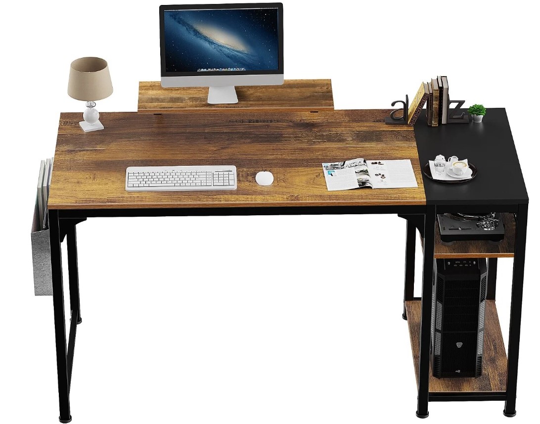 Стол письменный EUREKA ZX-SS140B-RWB с шириной 140 см, Reclaimed Wood