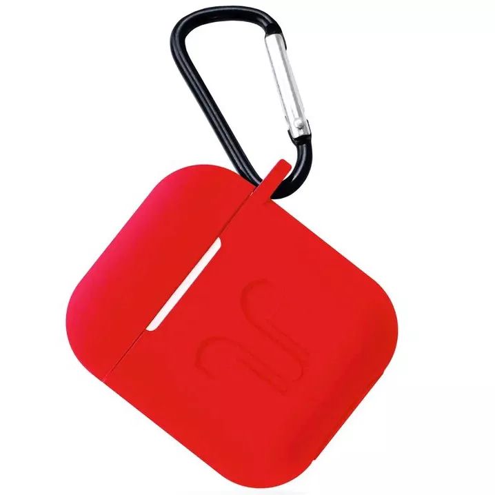 Чехол Guardi Soft Touch Protective Case для Airpods 1/2 красный