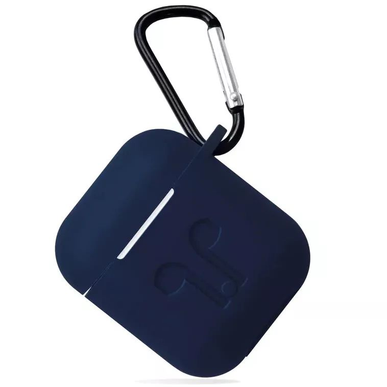 Чехол Guardi Soft Touch Protective Case для Airpods 1/2 тёмно-синий