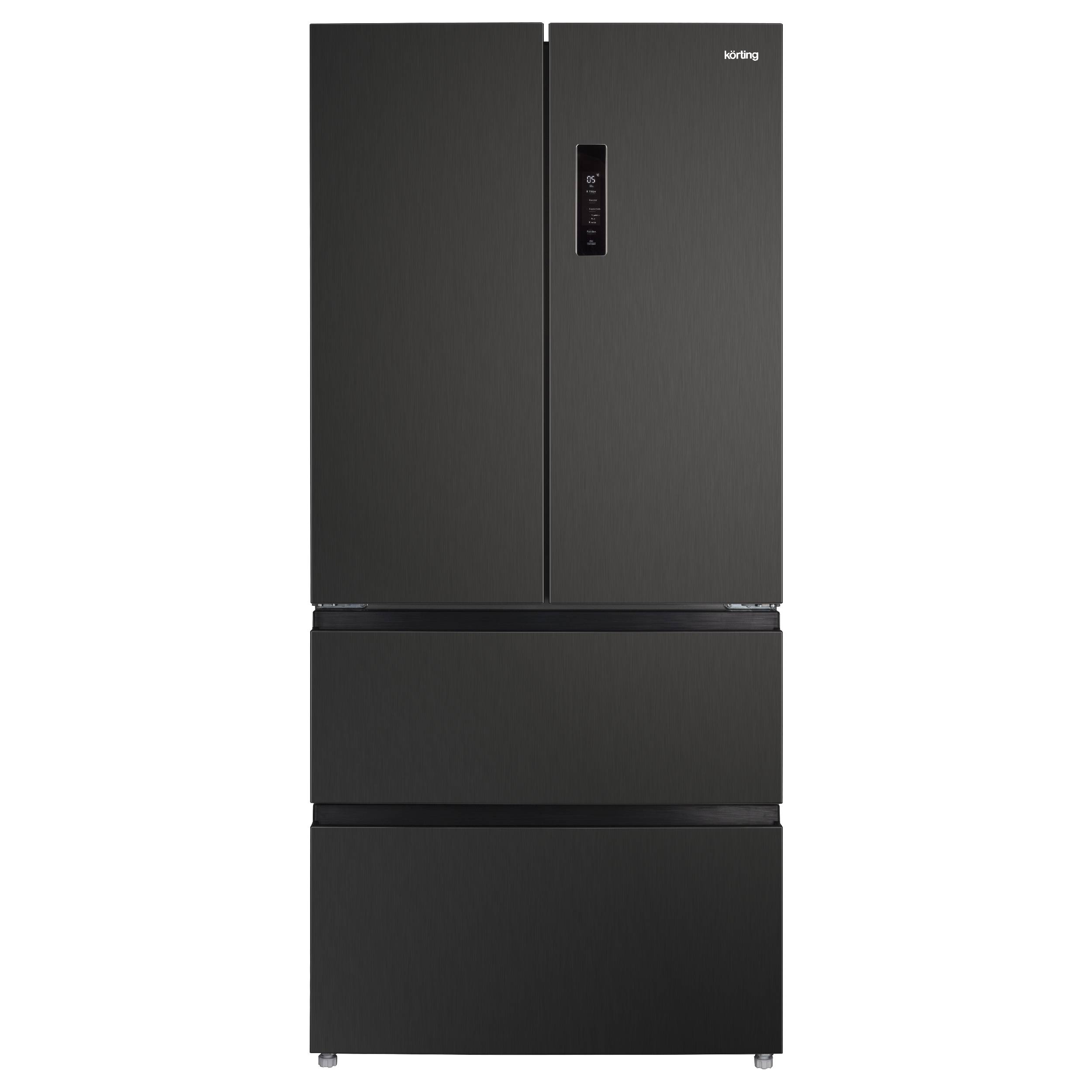 Холодильник Korting KNFF 82535 XN серый; черный