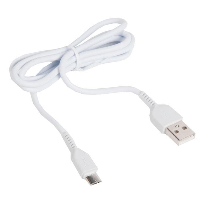 Кабель USB НОСО x13 Easy для Micro USB, 2.4 A, длина 1.0 м, белый