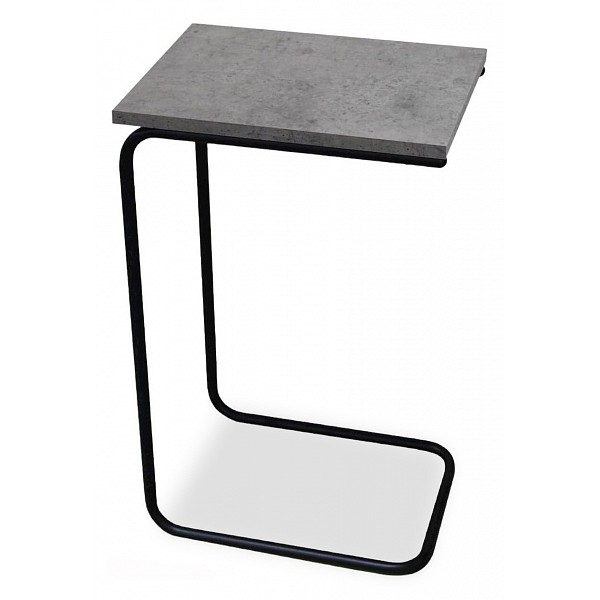 Приставной стол Hesby SHT-CT9 серый 40x30x64 см