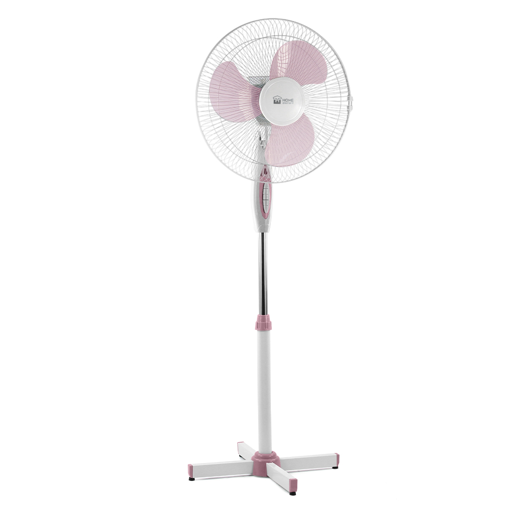 Вентилятор напольный Home Element HE-FN1205 белый; розовый