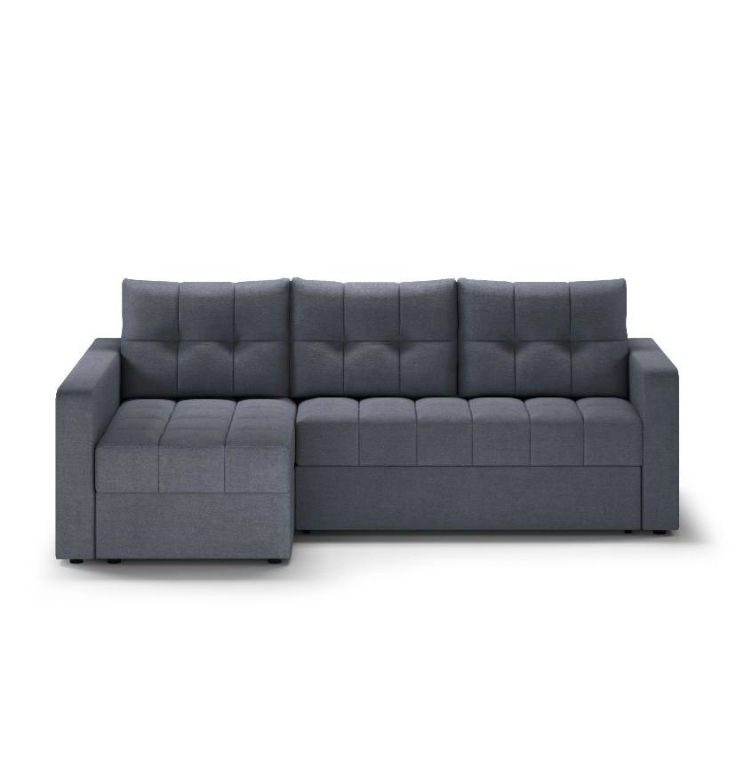 Угловой диван-кровать WESTENY ART-102-YG-7-TSR левый темно-серый