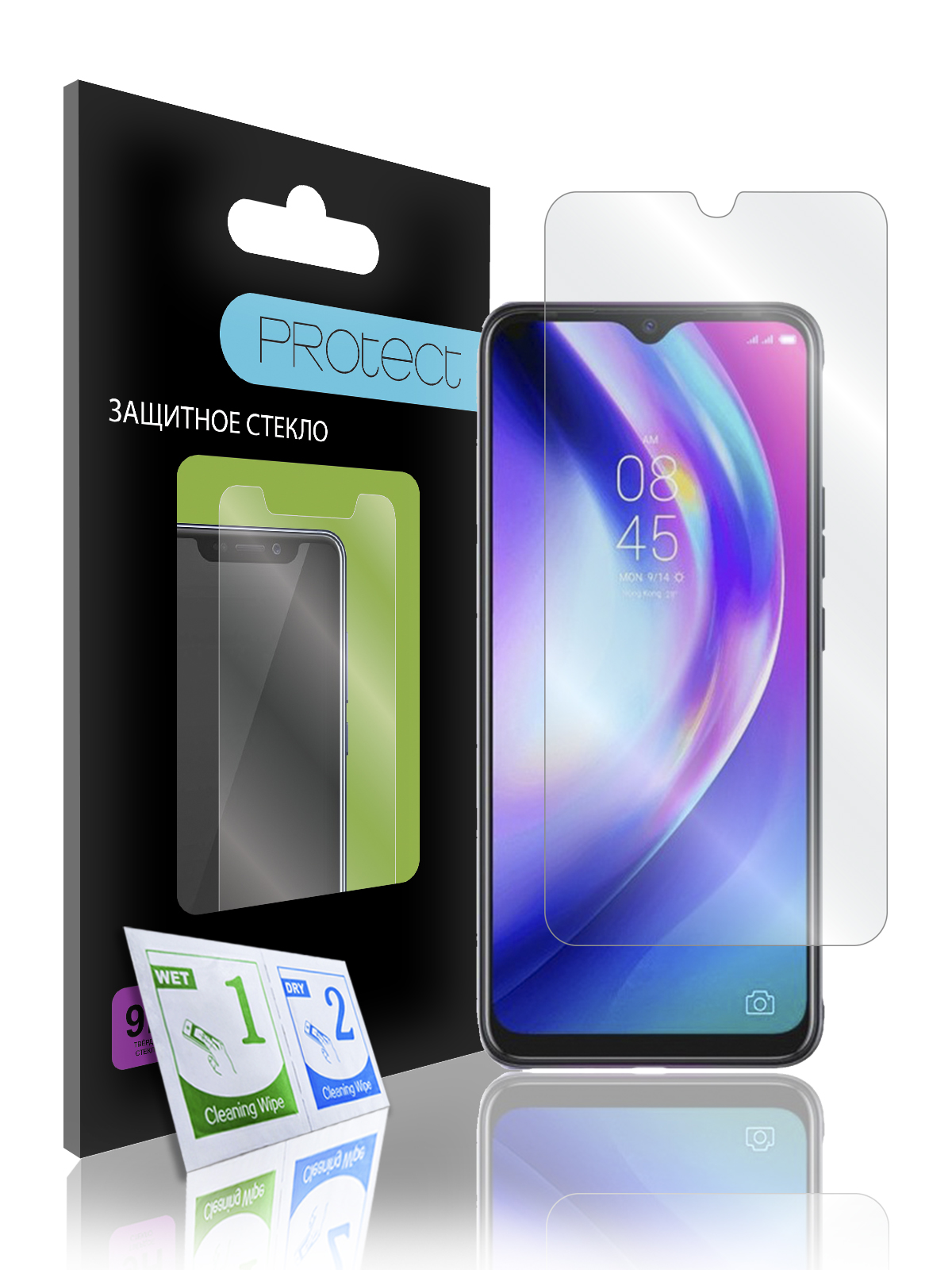 Защитное стекло плоское Protect для Tecno Pouvoir 4 (TCN-LC7)/32695