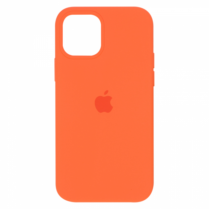 Силиконовый чехол для iPhone 12 Pro Max (Морковный)