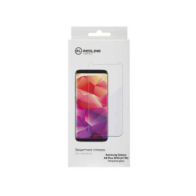 Защитное стекло для смартфона Red Line для Samsung Galaxy A8 Plus 2018 (А730), TG