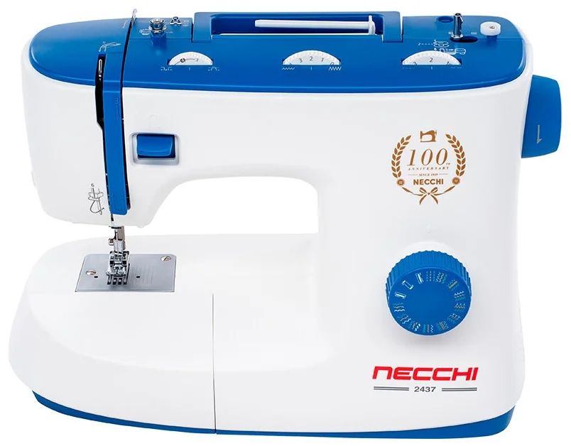 Швейная машина Necchi 2437 белый, синий